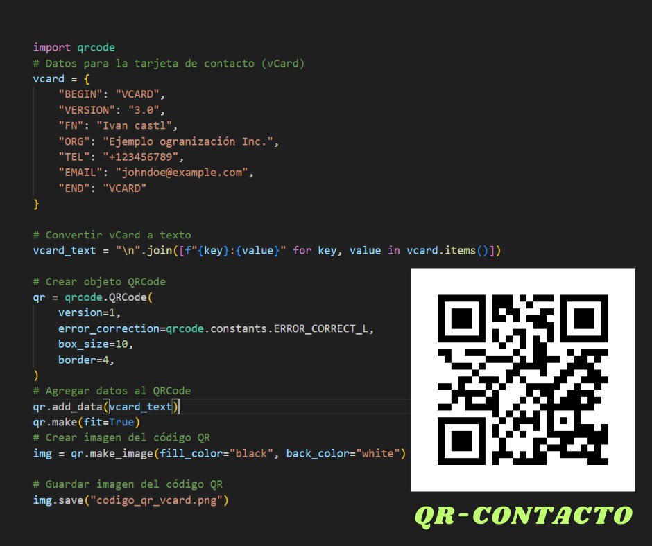 Genera códigos QR fácilmente en Python | MiAnCa.dev